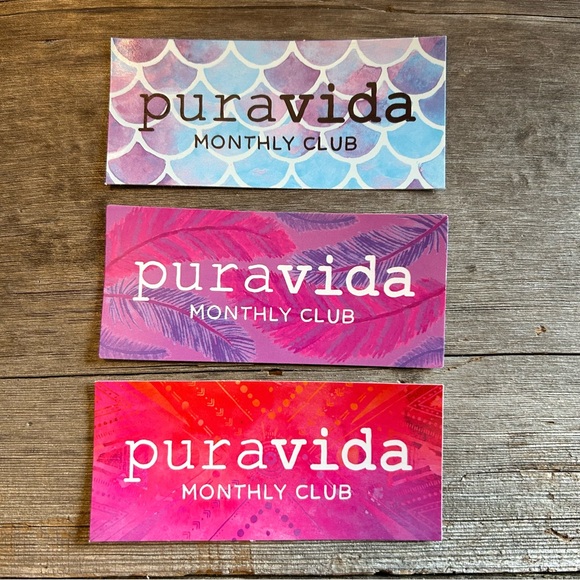 Pura Vida | Accessories | Pura Vida Monthly Club Sticker Pack | Poshmark